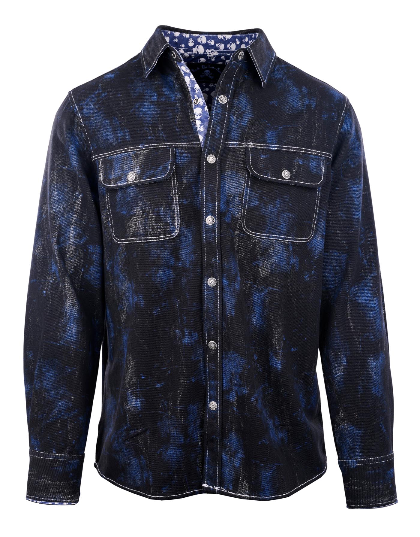 Men's LS Denim Shirt Jacket | Changed by Rock Roll n Soul